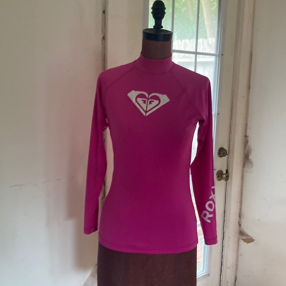 Roxy | Swim | Roxy Hot Pink Rash Guard | Poshmark